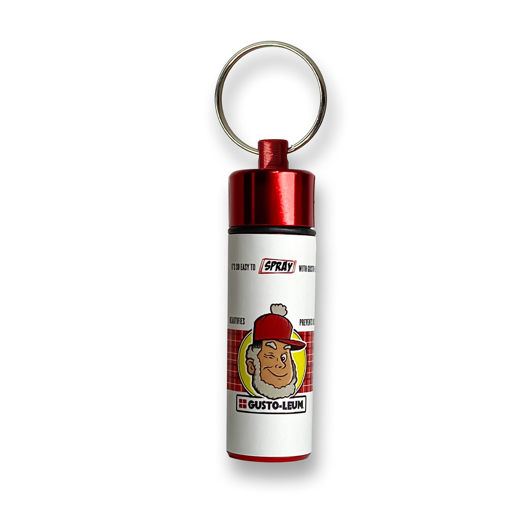 Gusto-leum Storage Spray Can - Keychain